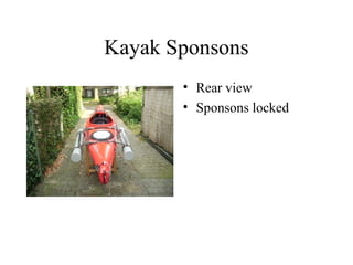 Kayak sponsons | PPT