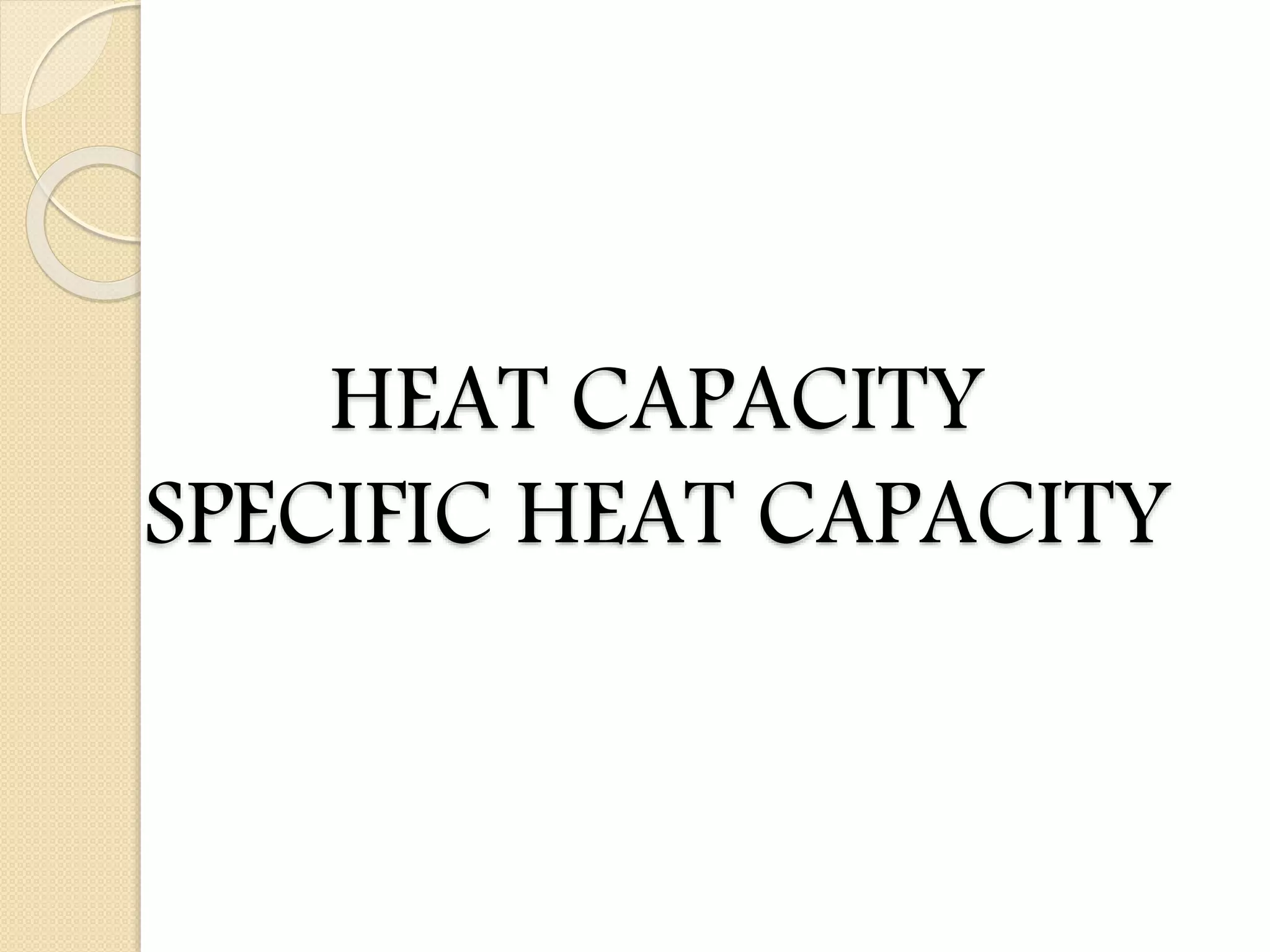 Heat and Temperature | PPTX