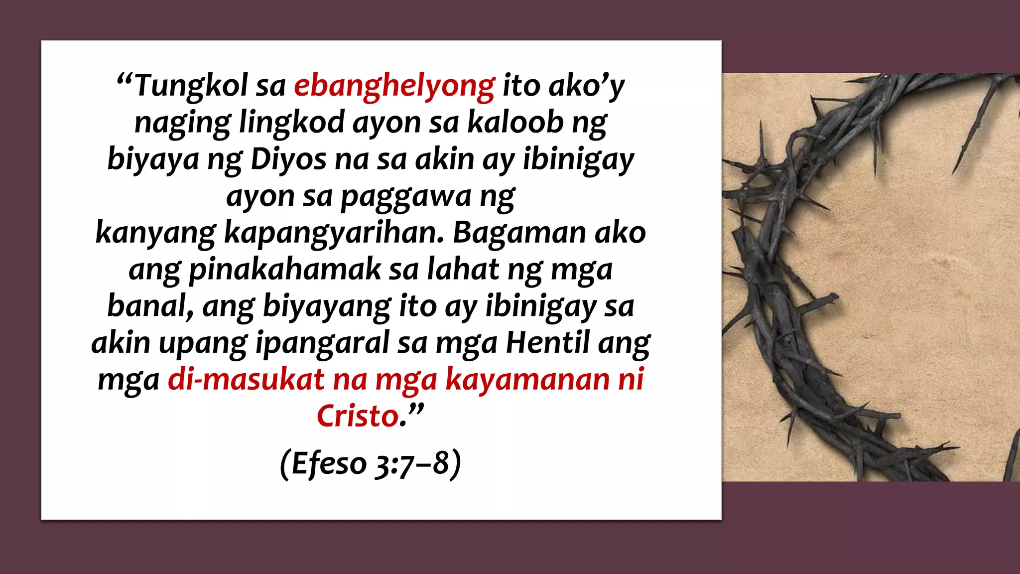 Kayamanan ng Ebanghelyo.pptx