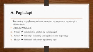 Kayarian ng mga salita | PPTX