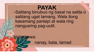 Kayarian ng mga salita.pptx