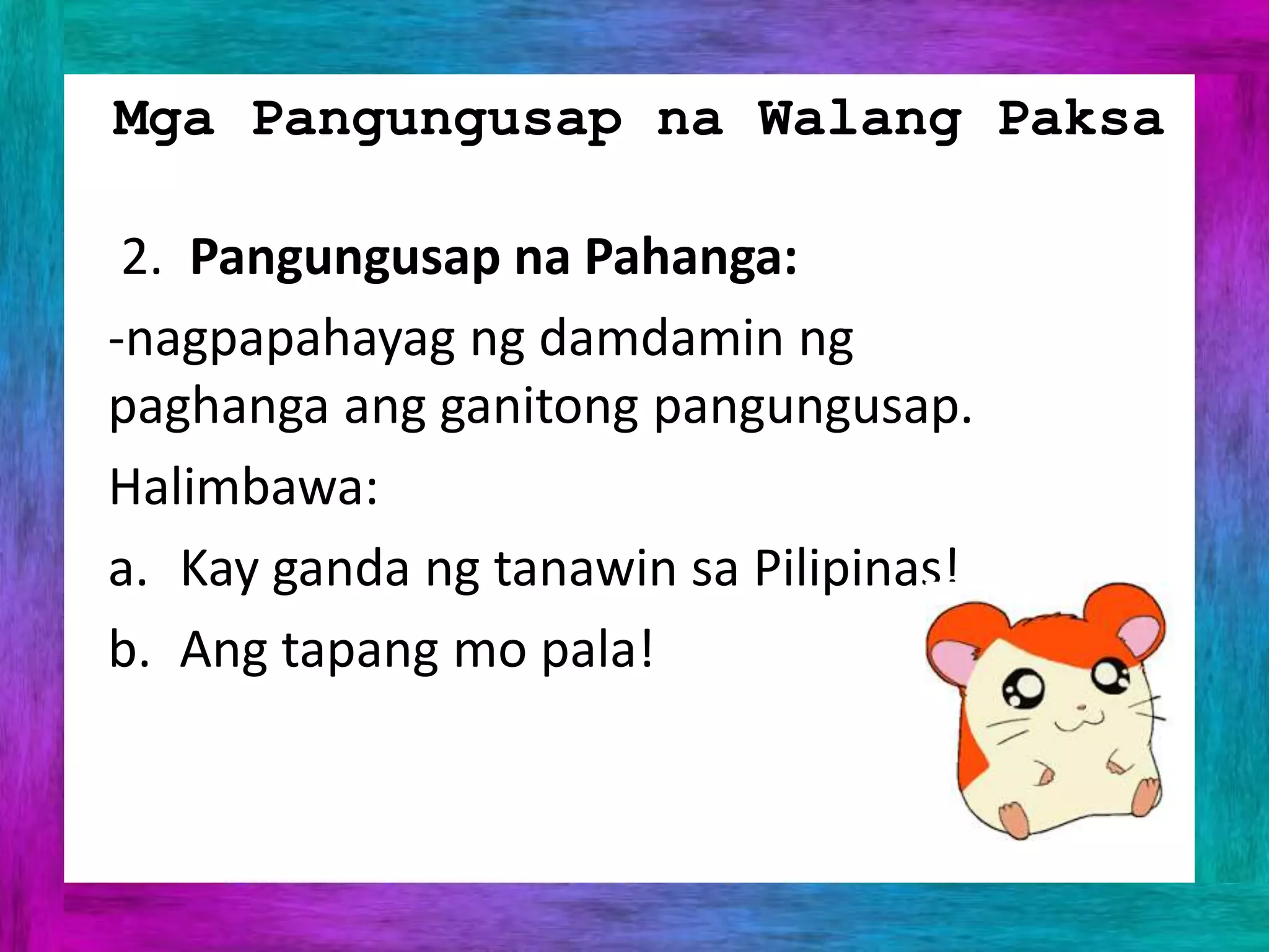 Kayarian ng panaguri at paksa | PPTX