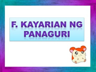 Kayarian ng panaguri at paksa | PPTX