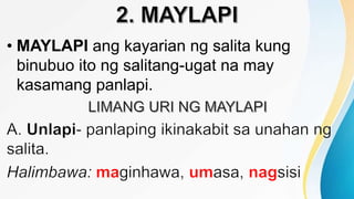 Kayarian ng salita | PPTX