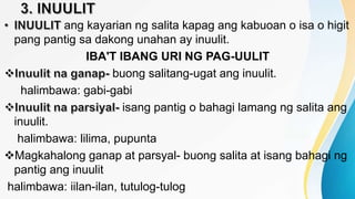 Kayarian ng salita | PPTX