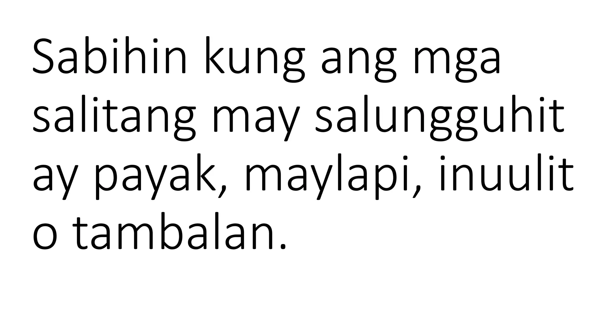 kAYARIAN NG SALITA SA FILIPINO 8 SA BAITANG WALO | PPTX