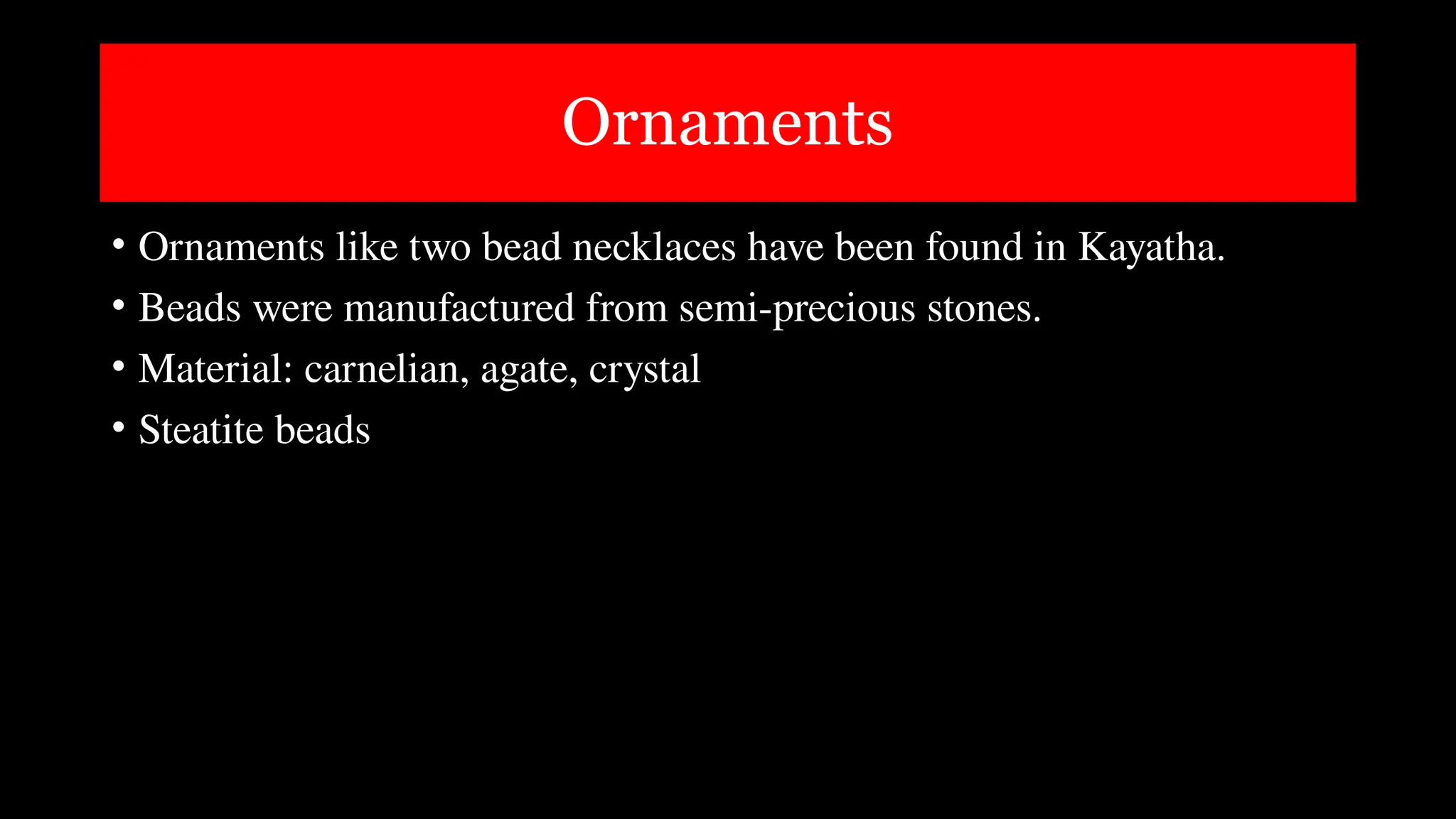 Kayatha Chalcolithic Culture of Central India | PPTX