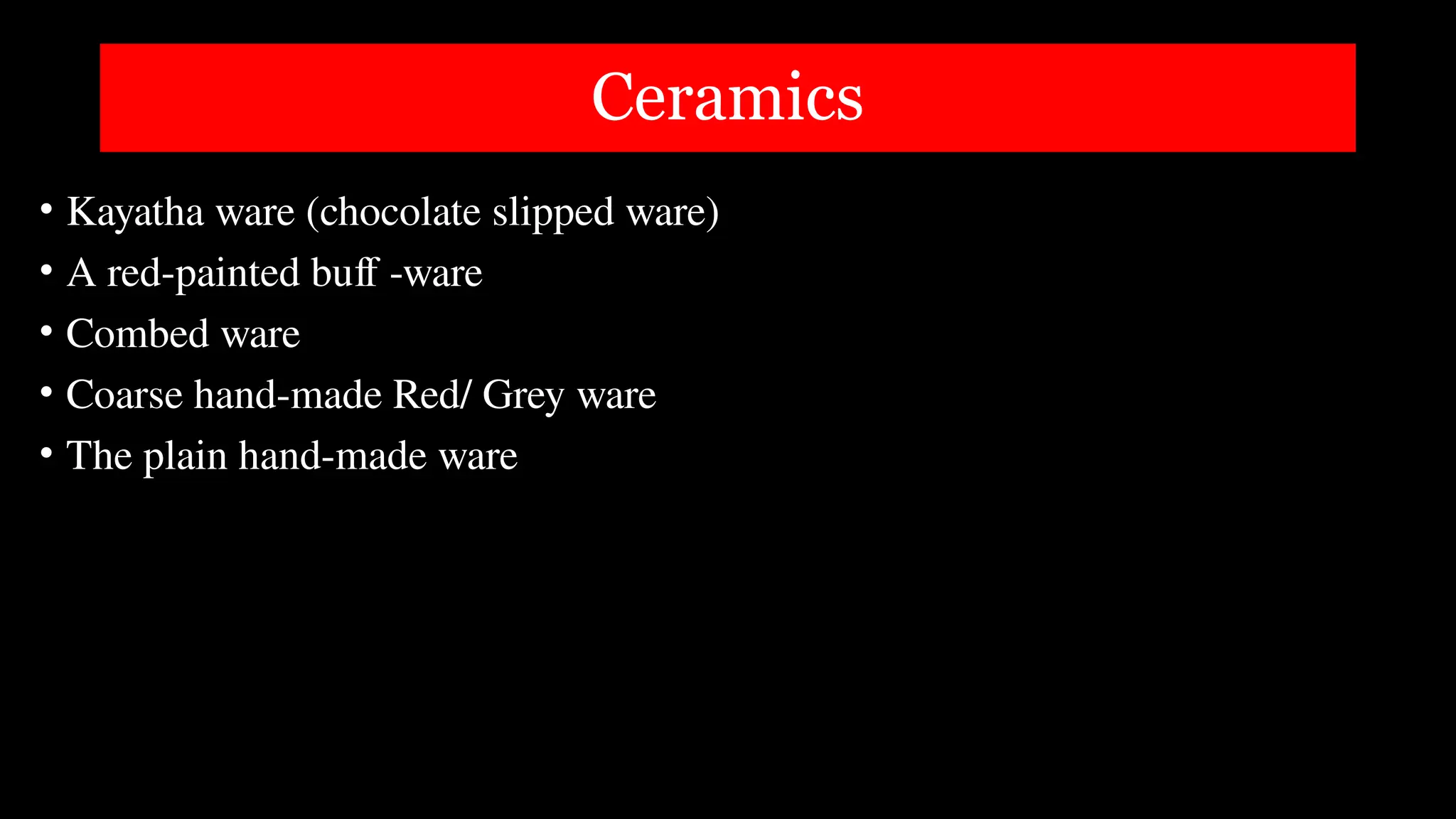 Kayatha Chalcolithic Culture of Central India | PPTX