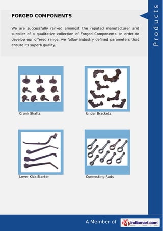 Kay Jay Forgings Private Limited, Ludhiana, Closed Die Forgings | PDF ...