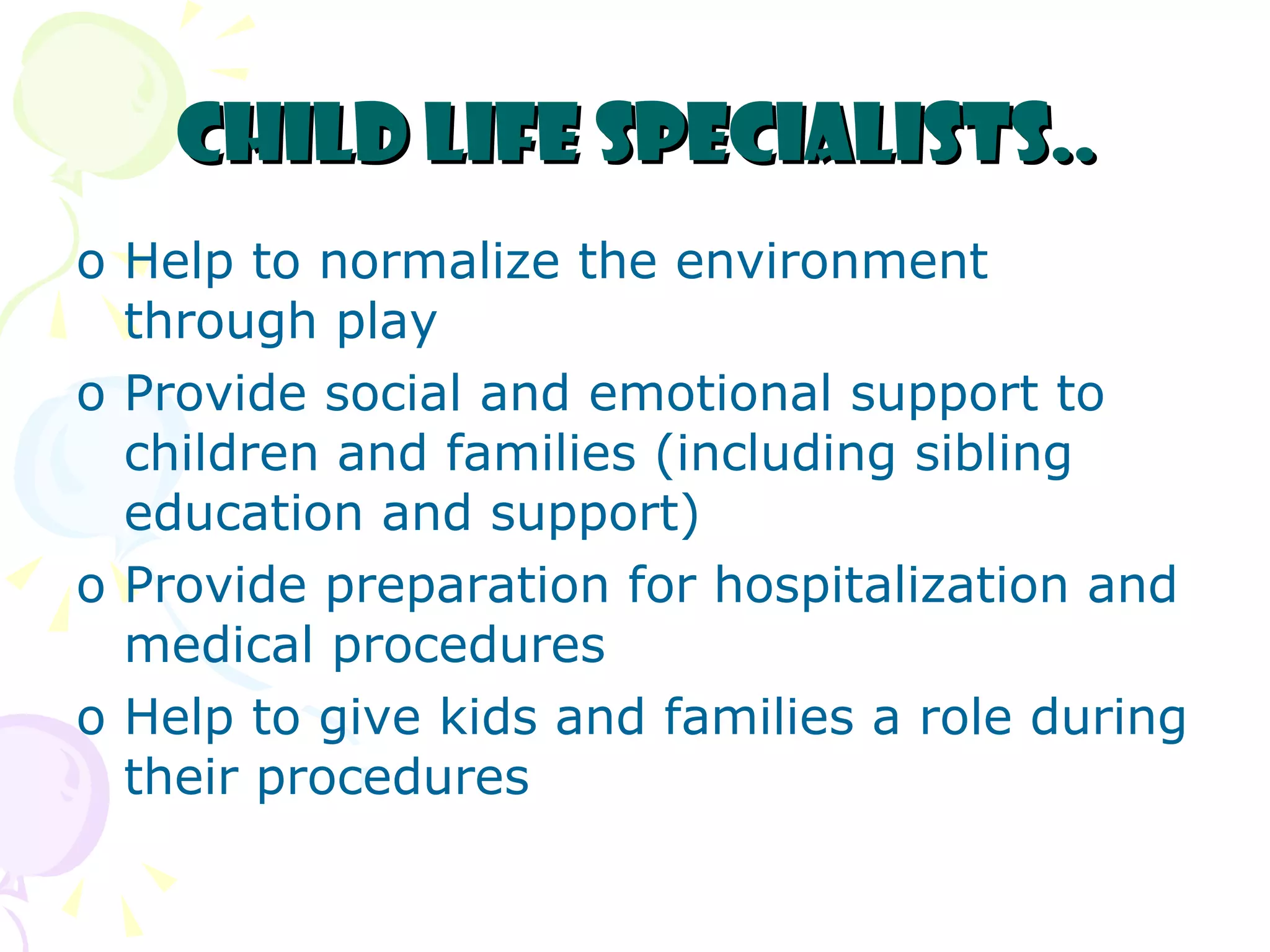 What is Child Life? | PPT