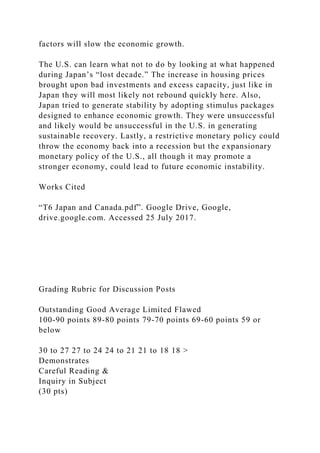 Kayla ColendichWithin the lost decade,” Japan’s economy took .docx