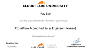 Accredited sales engineer-certificate | PPT