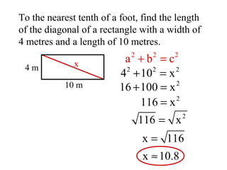 Kay's pythagorean theorem | PPT | Geography | Science