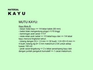 Kayu | PPT