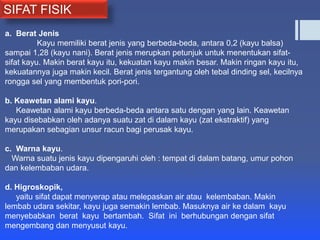 Pengertian Kayu | PPT