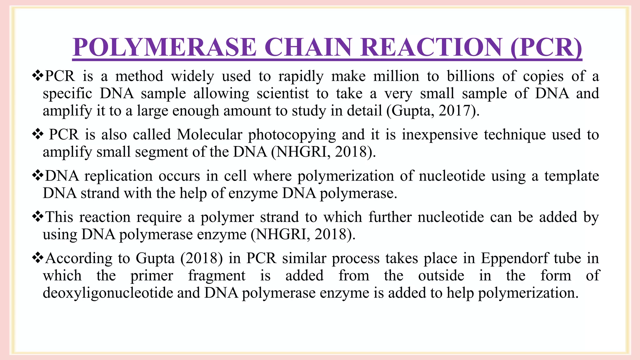 NUCLEIC ACID EXTRACTION, PURIFICATION ON AGAROSE AND POLYACRYLAMIDE GEL ...