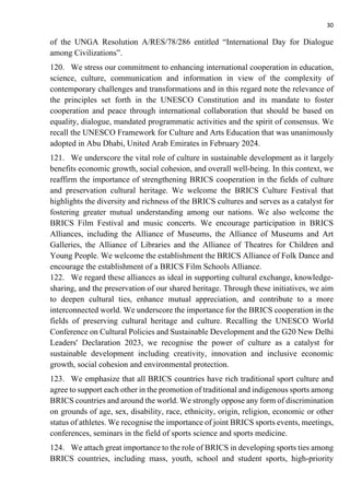 Déclaration finale du sommet des BRICS 2024 (Kazan, Russie) | PDF | Free Download