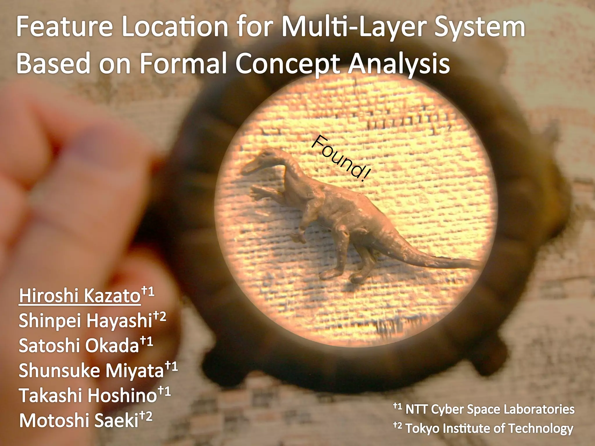 Feature Location for Multi-Layer System Based on Formal Concept Analysis | PDF