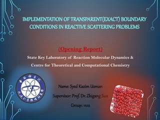 kazim Opening Report on boundary coinditions.pptx