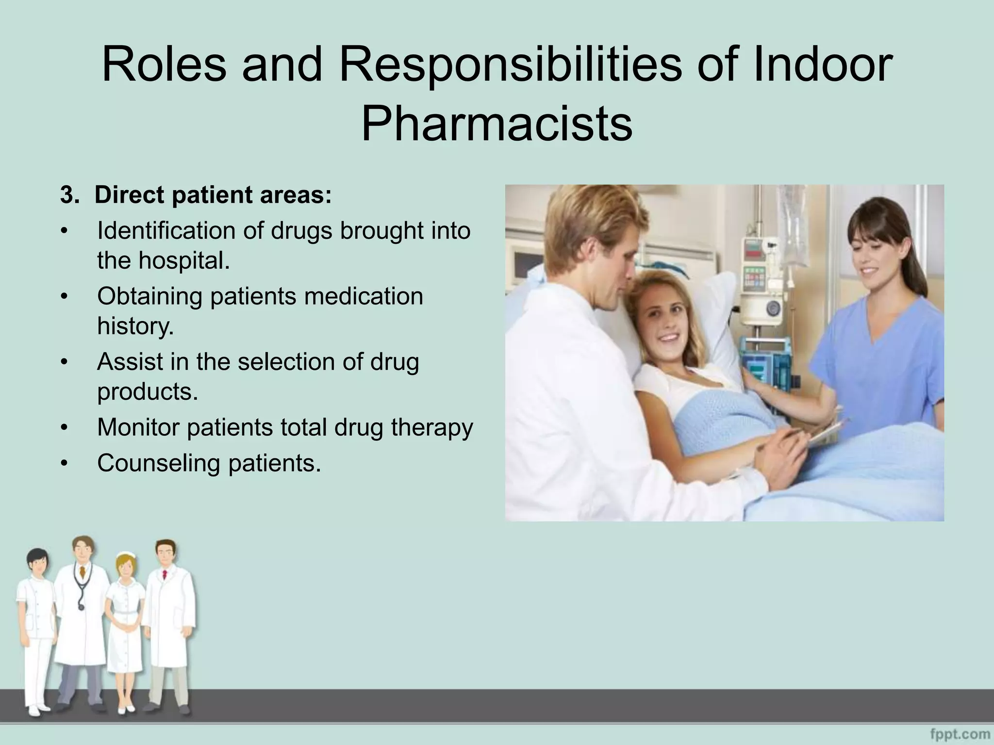 Functions of Hospital Pharmacist | PPT