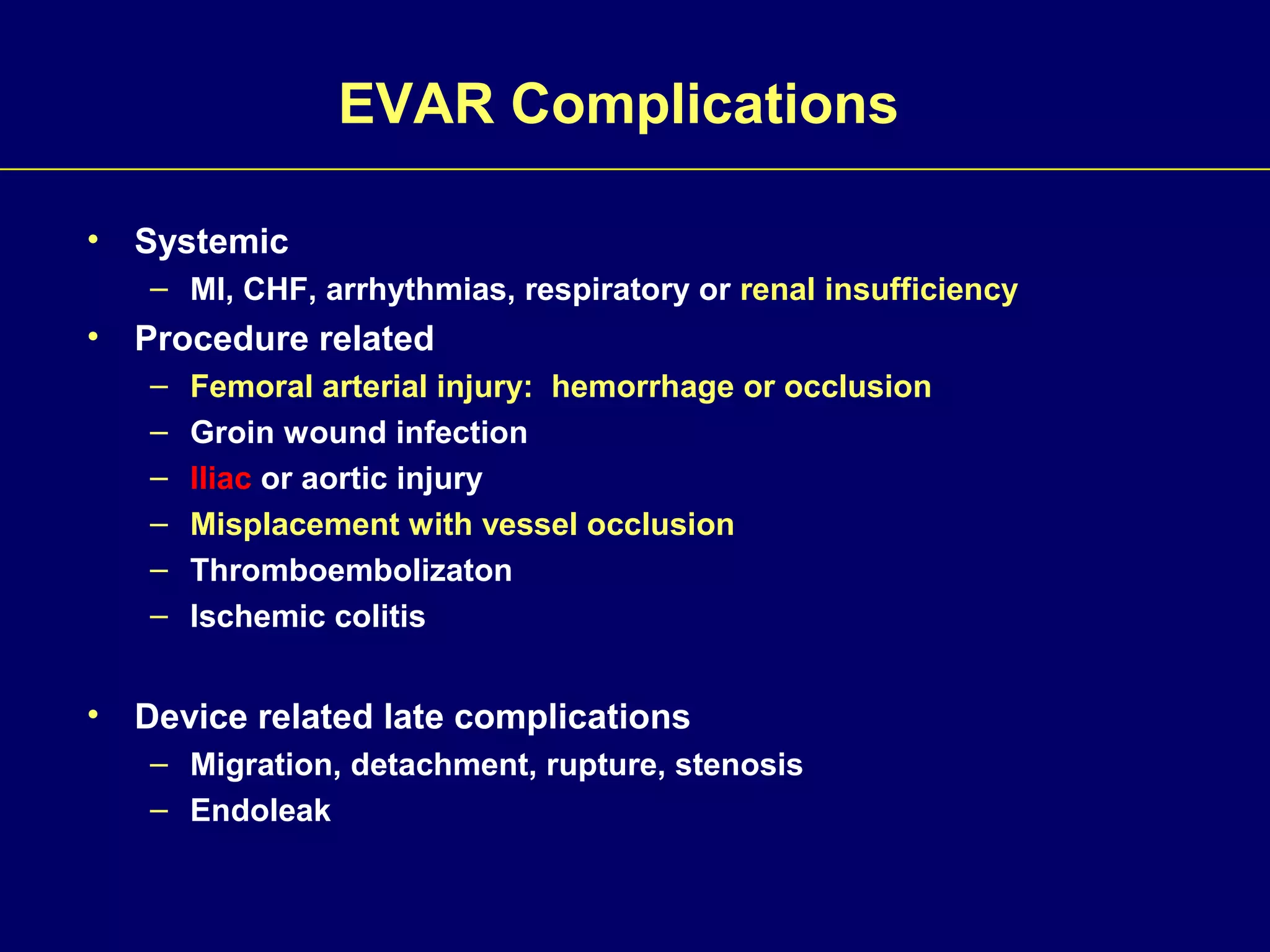 Abdominal Aortic and Thoracic Aneurysms | PPT