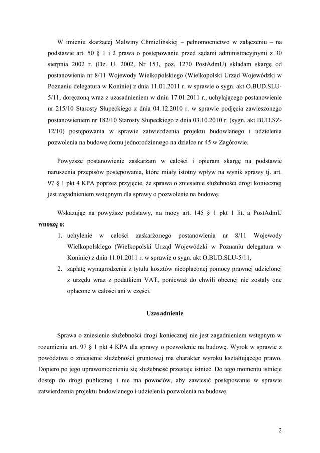 Kazus skarga | PDF | Law