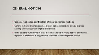 Kinesiology and Biomechanics - Laws of Motion .pptx
