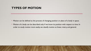 Kinesiology and Biomechanics - Laws of Motion .pptx