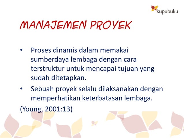 Manajemen Proyek | PPTX