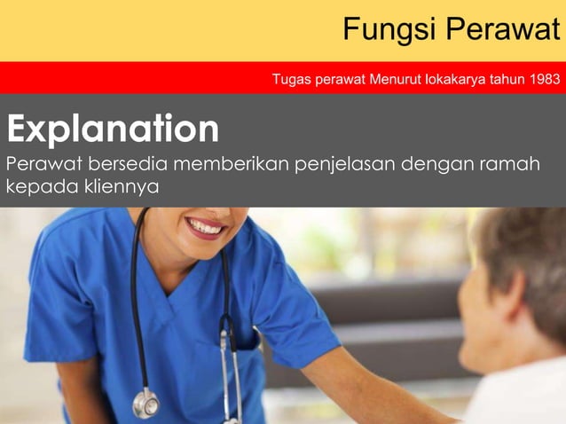 Peran Fungsi dan tugas Perawat | PPTX