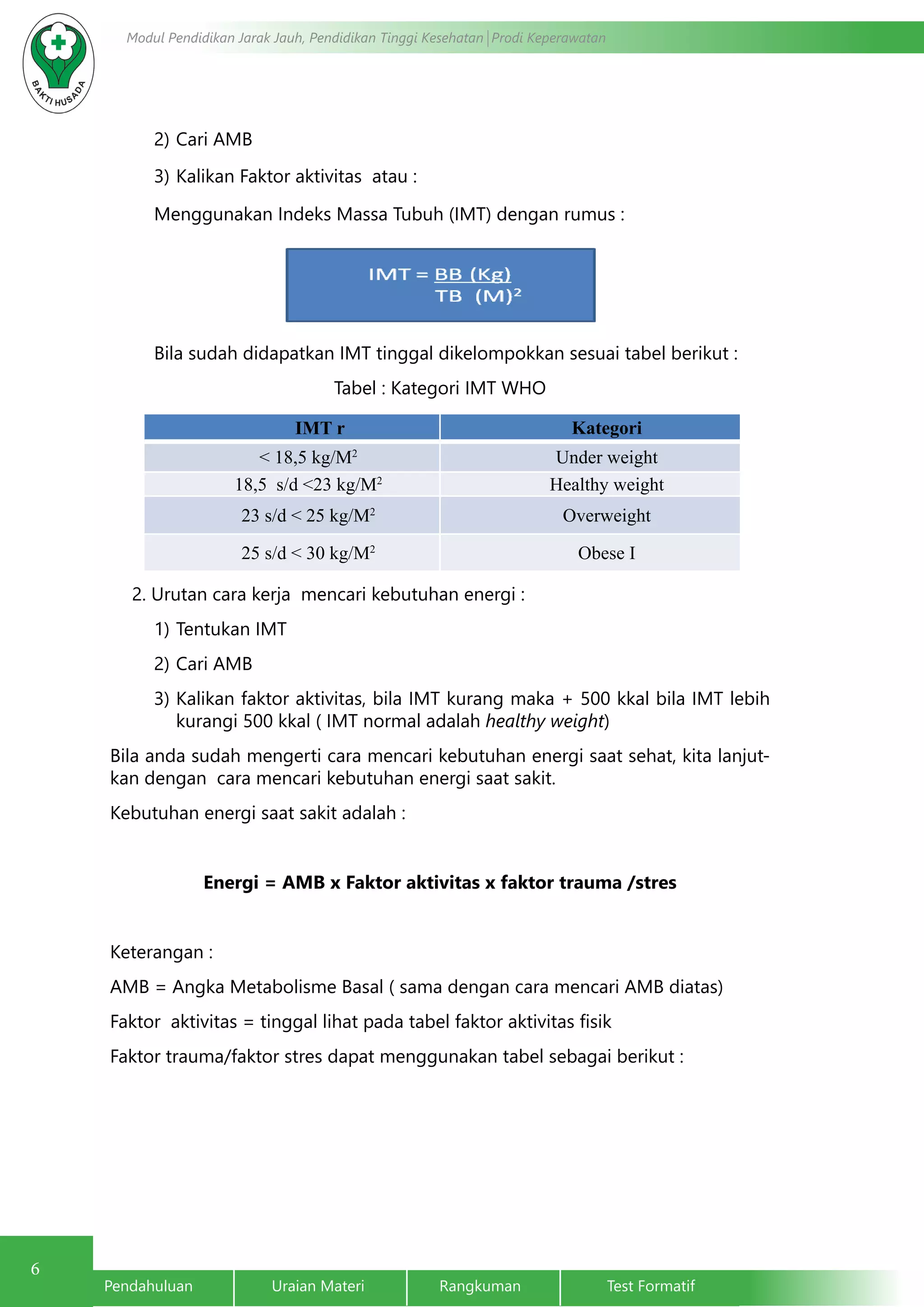 PENGANTAR ILMU GIZI | PDF