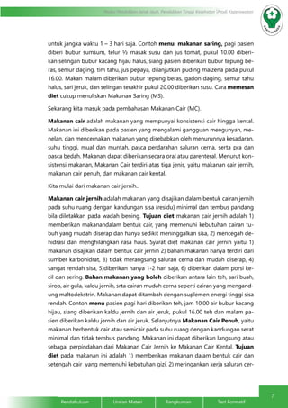 JENIS DIET DAN HUBUNGANNYA DENGAN PENYAKIT | PDF