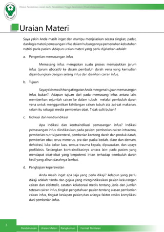 Prosedur Memasang Infus | PDF