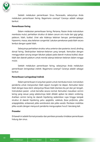 Pemeriksaan Telinga, Hidung dan Tenggorokan | PDF