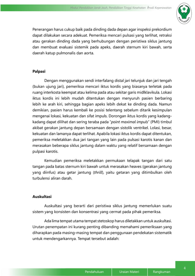 Pemeriksaan Fisik Sistem Kardiovaskuler Pdf