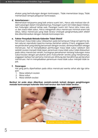 KB 1 Asuhan Kebidanan KB pantang berkala dan kondom | PDF