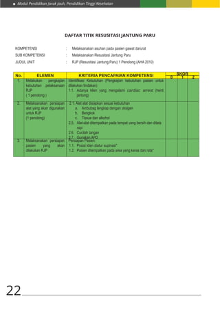 KB 1 Bantuan Hidup Dasar | PDF