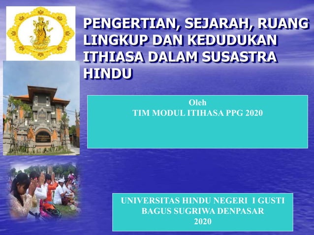 Modul 5 Hindu KB 1 "Itihasa" | PPTX