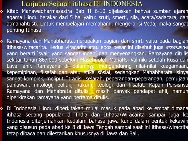 Modul 5 Hindu KB 1 "Itihasa" | PPTX