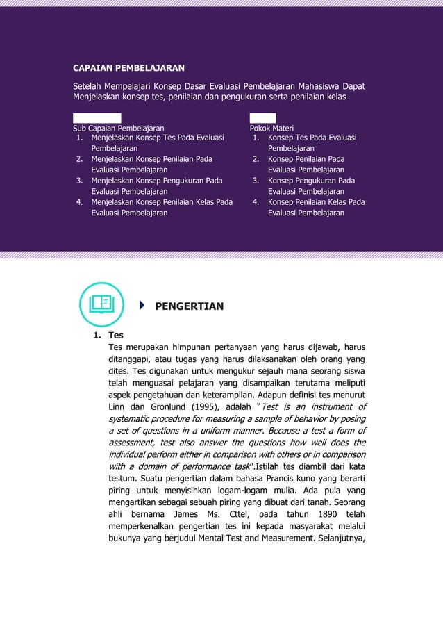 Kb 1 konsep dasar evaluasi | PDF