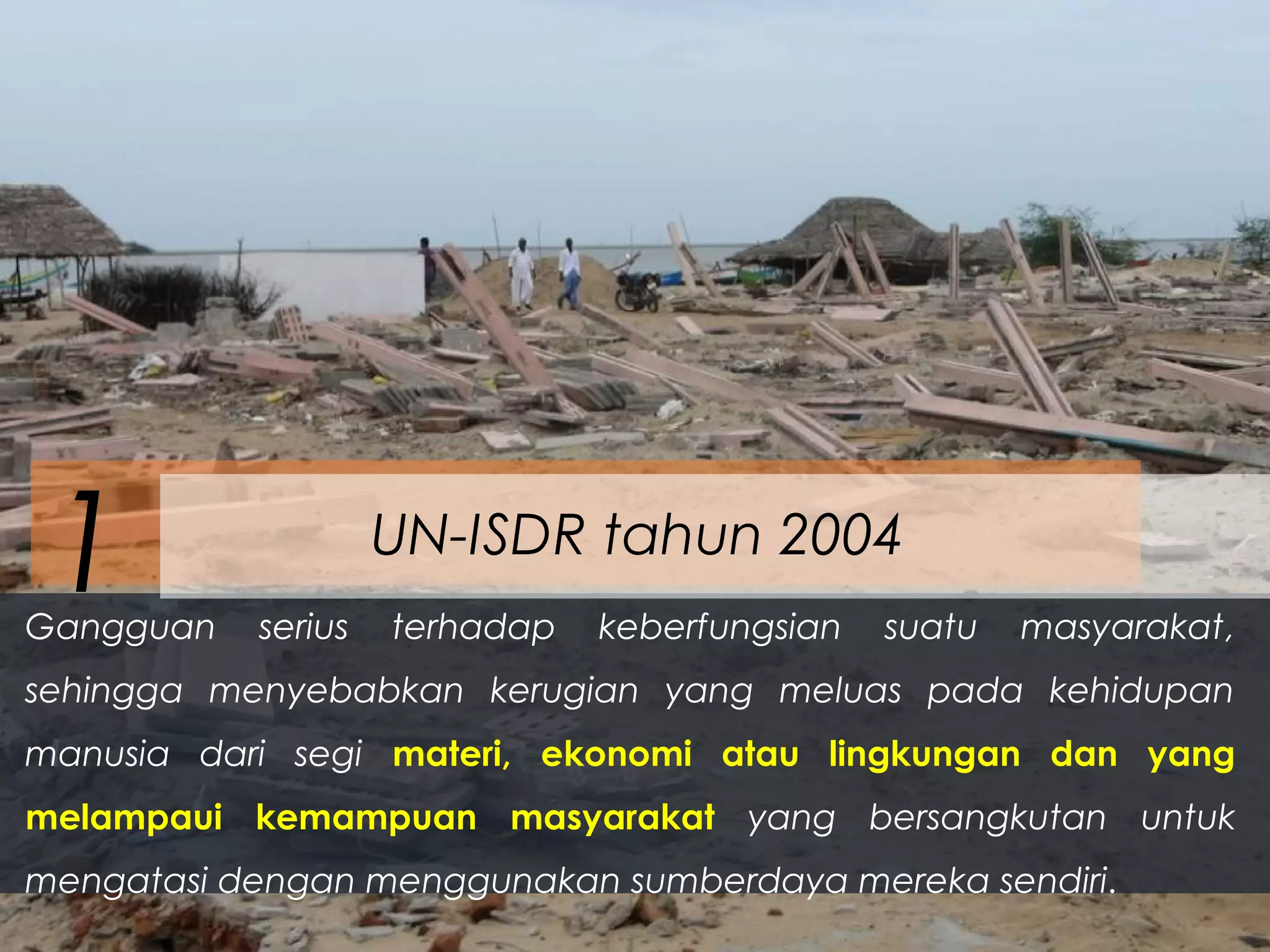 Kb 1 konsep dasar manajemen penanggulangan bencana | PPT