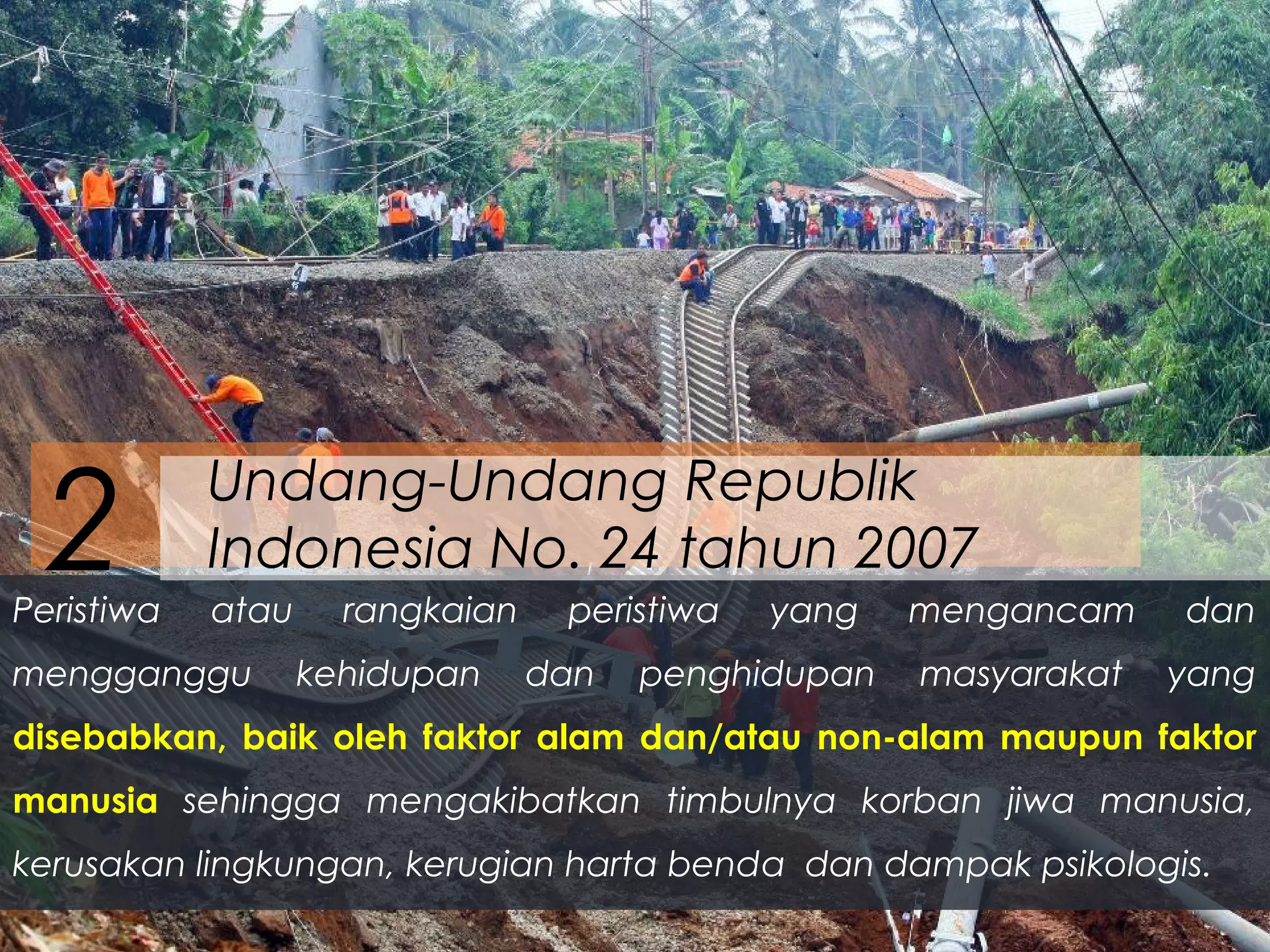 Kb 1 konsep dasar manajemen penanggulangan bencana | PPT