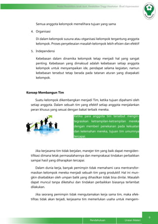 Bekerja dalam Tim (Team Work) | PDF