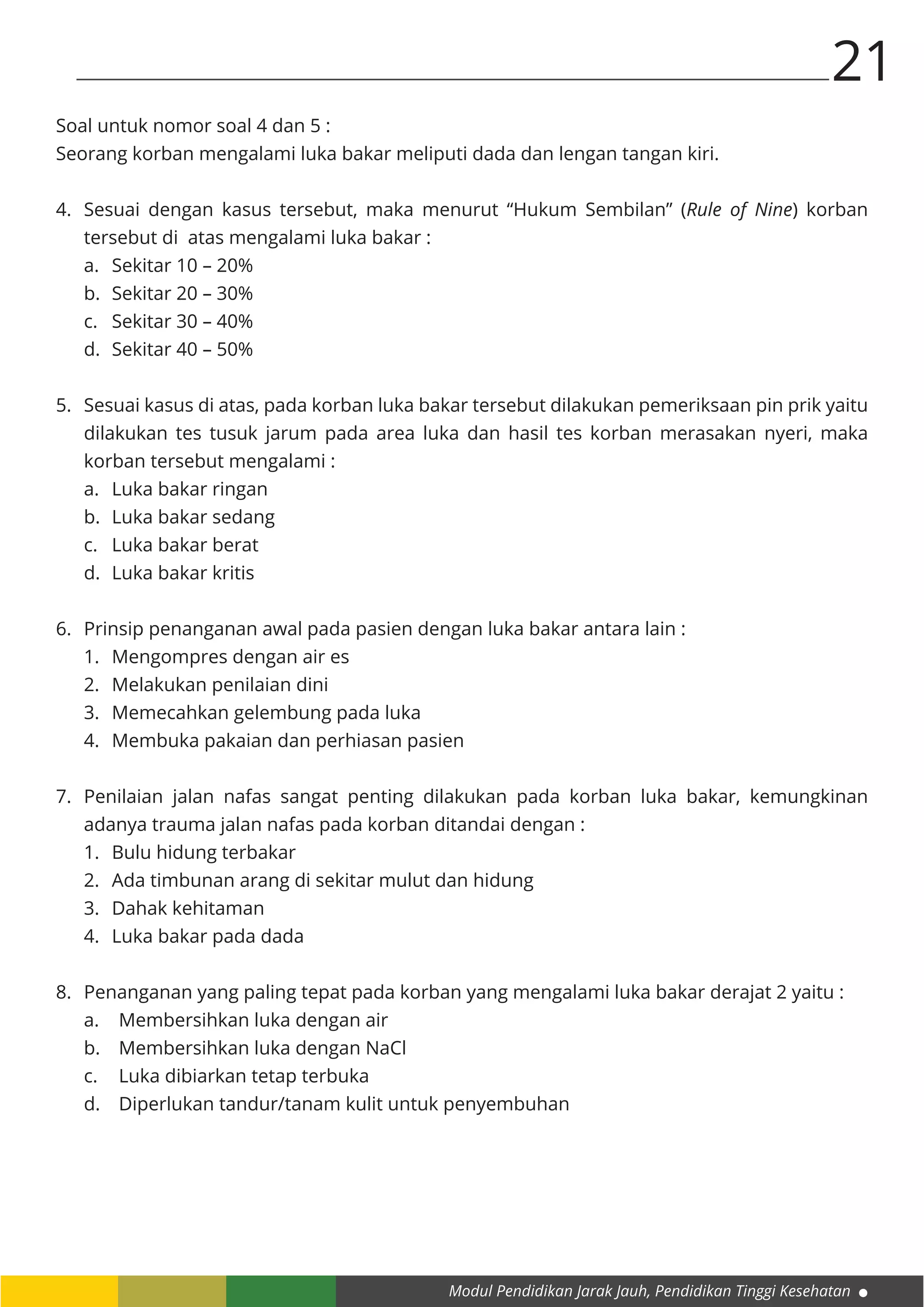 Kb 1 penanganan luka bakar | PDF