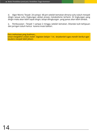 Kb 1 tahap kematian jaringan dan nekrosis sel | PDF