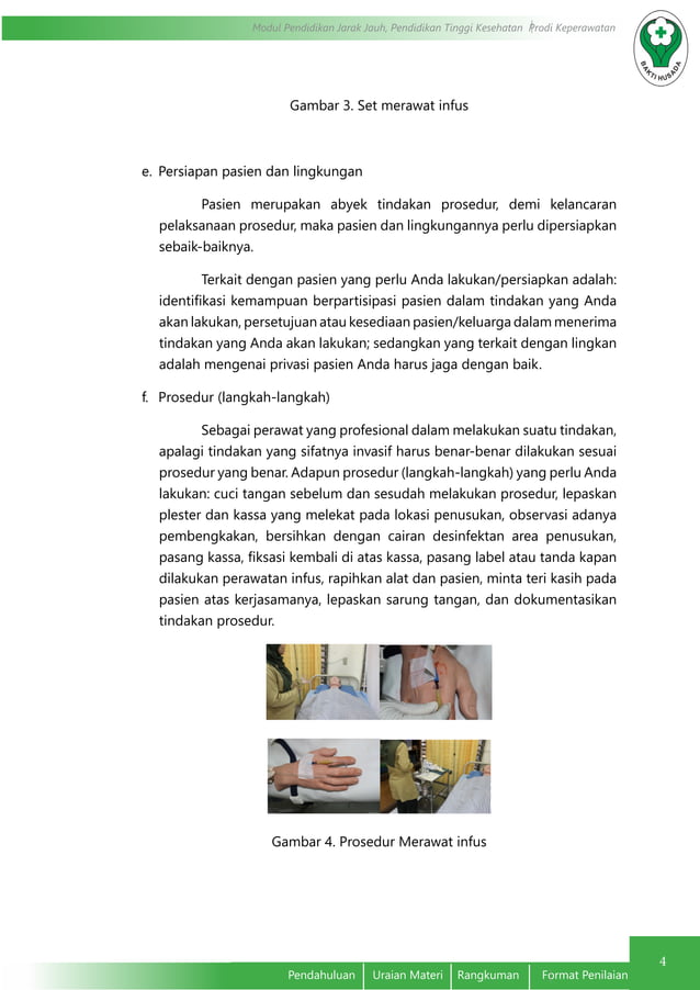 Prosedur Perawatan Infus | PDF