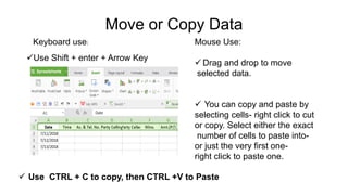 WPS Entering Data | PPTX | Computing | Technology & Computing
