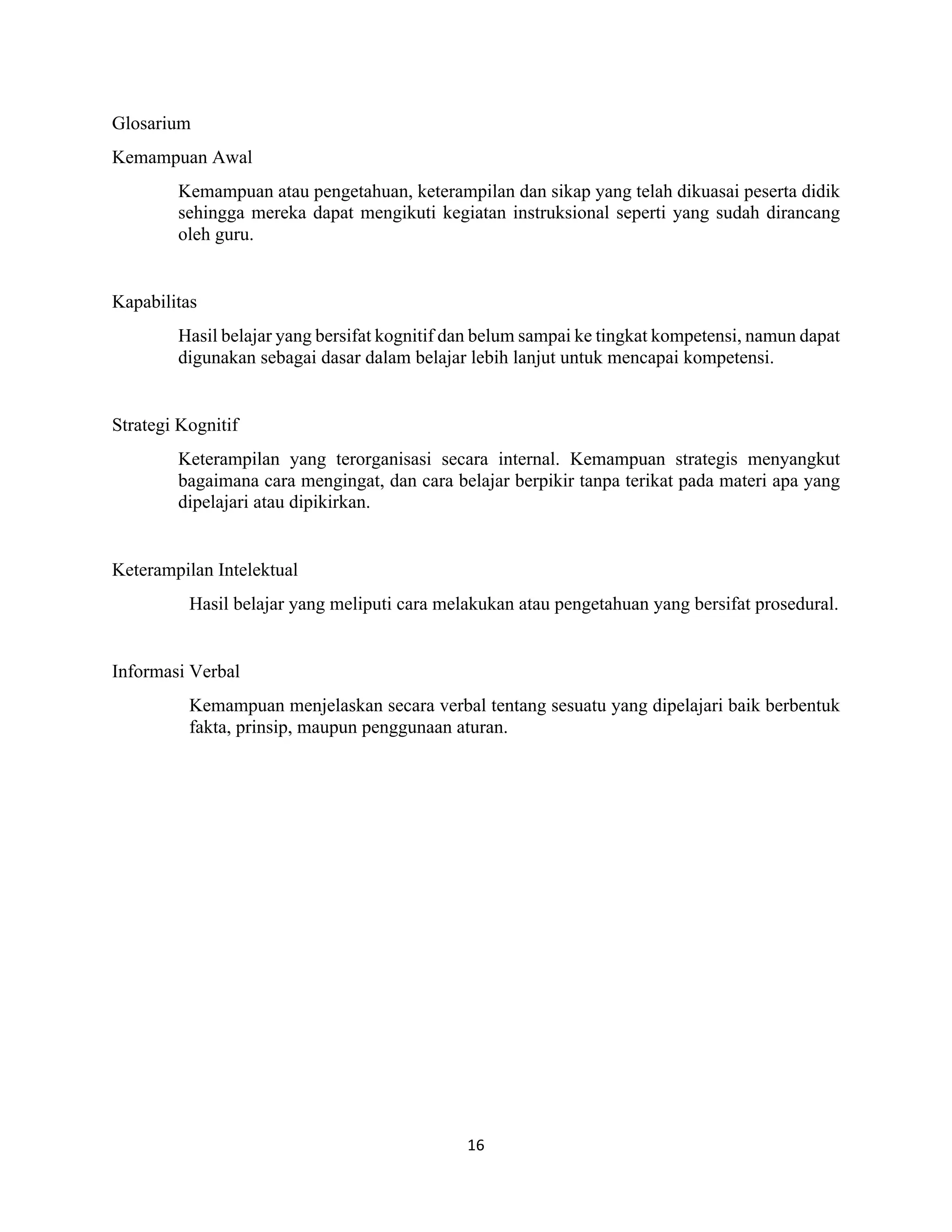 kemampuan awal siswa | PDF