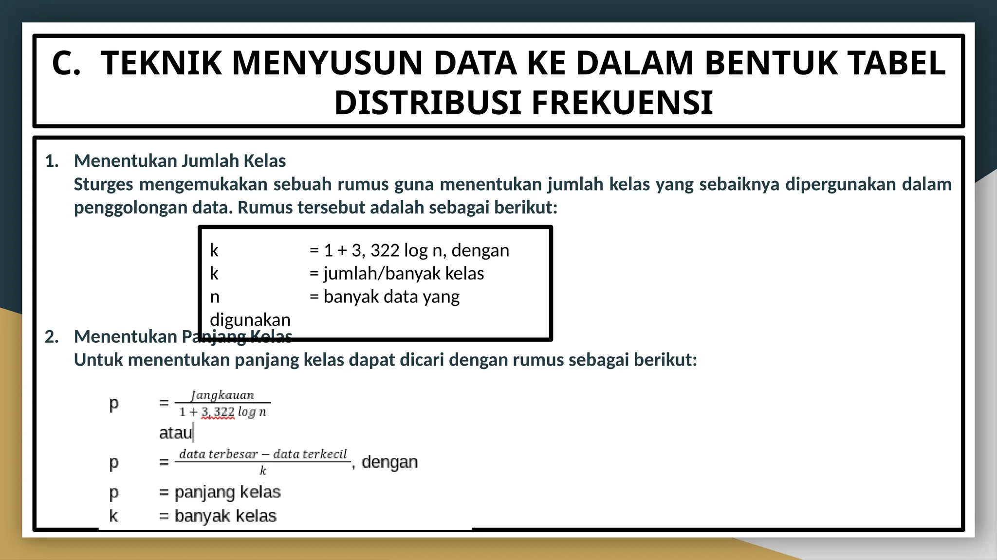 KB 2. Penyajian Data Berkelompok ke Dalam Bentuk Tabel Distribusi ...