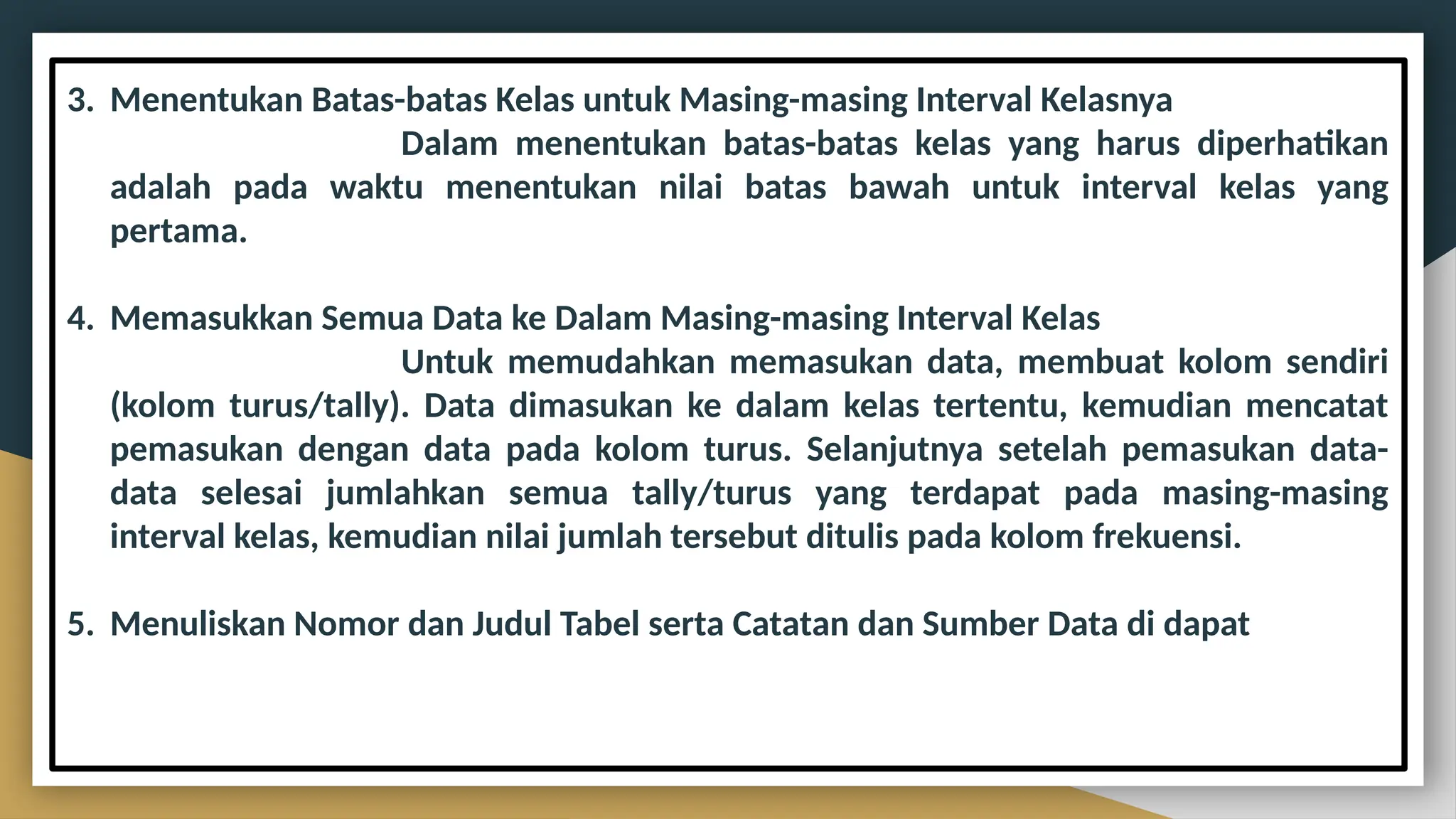 KB 2. Penyajian Data Berkelompok ke Dalam Bentuk Tabel Distribusi ...